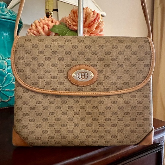 Gucci | Bags | Vintage Gucci Micro Gg Crossbody Bag | Poshmark